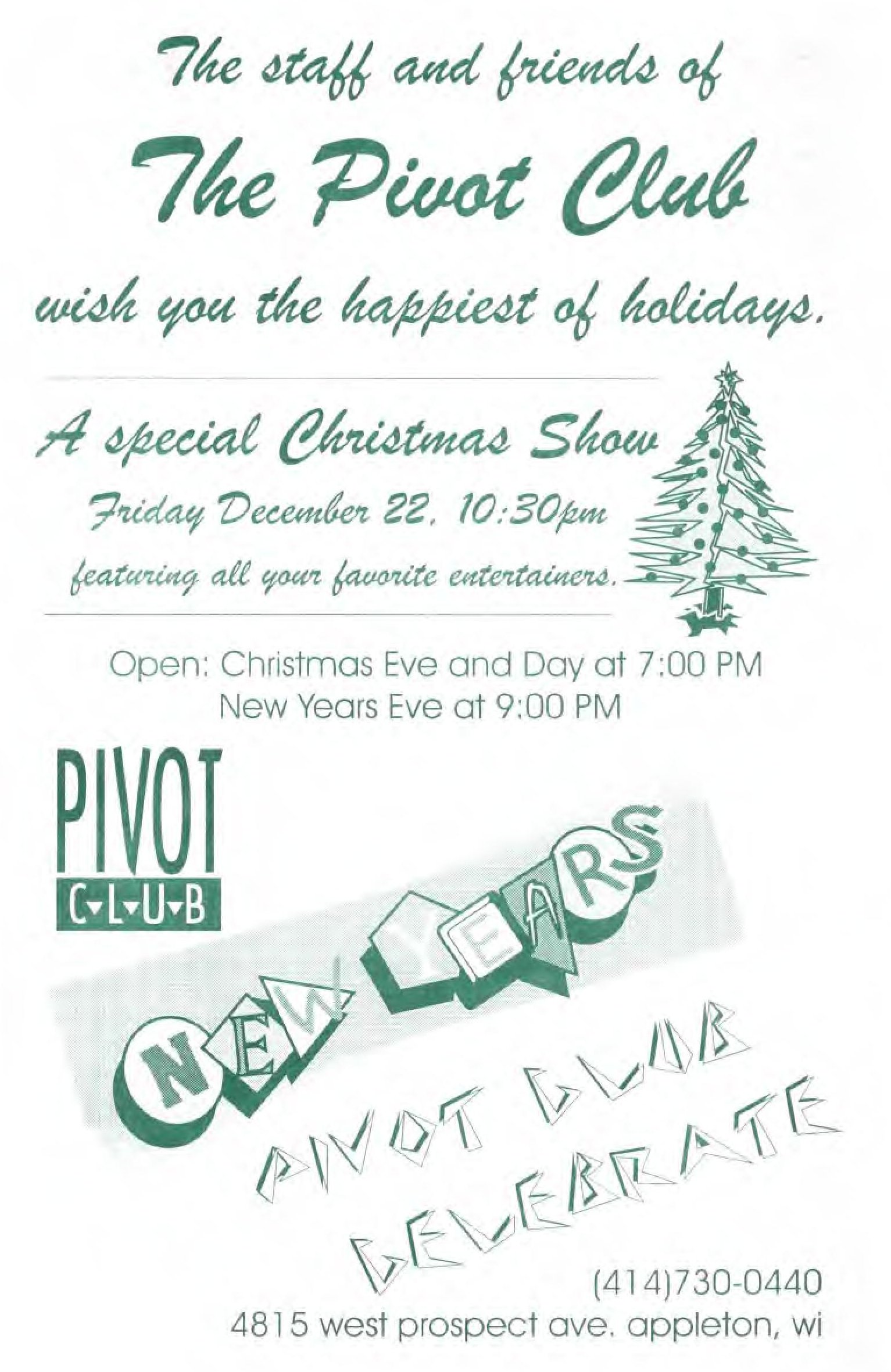 Pivot Club: Images-- Bars and Clubs in the History of Gay & Lesbian ...