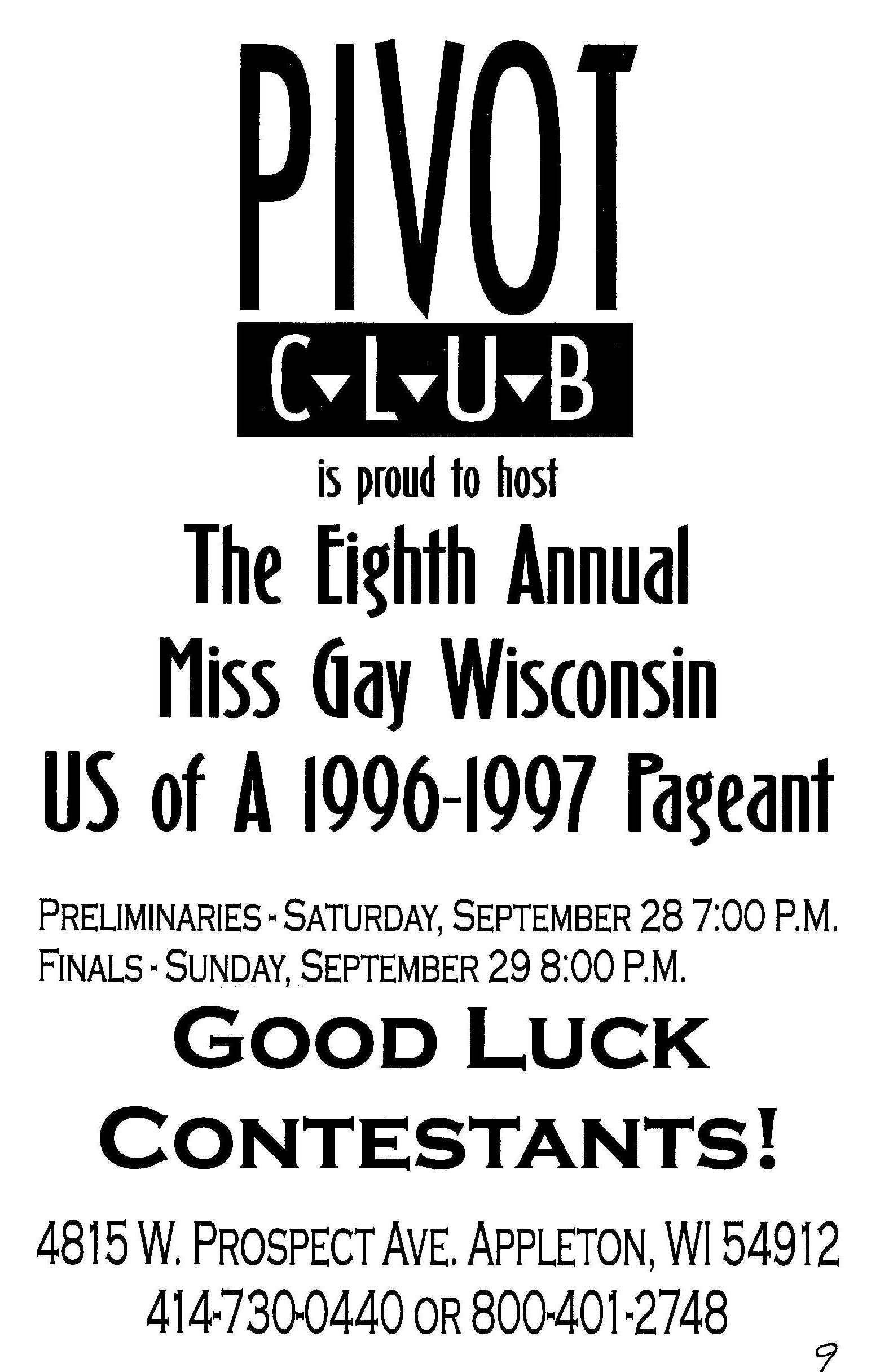 Pivot Club: Images-- Bars and Clubs in the History of Gay & Lesbian ...